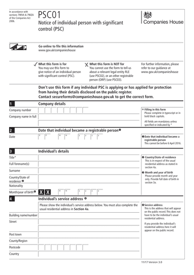 File PSC01, PSC04 & PSC07 | People of Significant Control Forms ...